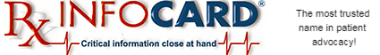 RX Infocard Medical Info Card
